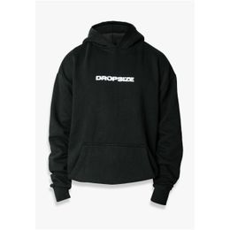 DROPSIZE Herren Kapuzenpullover "Dropsize Herren Dropsize Heavy Oversize Moon Design Hoodie"washedschwarz, Gr. S, mehrfarbig, 70% Baumwolle, 30%