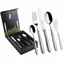 Besteck-Set "Tafelbesteck inkl. Besteckbox Landhaus 30er Set silber", 30 tlg., silber, PICARD & WIELP&Uuml;TZ SOLINGEN, Essbesteck-Sets,