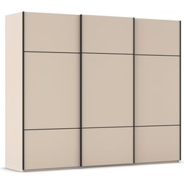 Schwebet&uuml;renschrank Rauch, B:271cm H:223cm T:68cm, beige, Holzwerkstoff, Schr&auml;nke, "Kleiderschrank Schrank Garderobe Schlafzimmerschrank SCALE-TRIO",