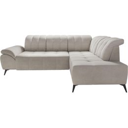 Ecksofa Home Affaire, B:272cmtaupe, 100% Polyester, Wohnzimmer, Sofas, "Fiore"