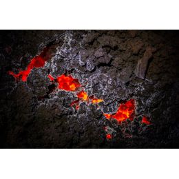papermoon Fototapete "Photo-Art BARATHIEU GABRIEL, LAVA", B/L: 4,5m x 2,8m, Bahnen: 9 Stk., bunt, Schlafzimmer, Tapeten