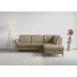 Sit & More Ecksofa SIT & MORE, B:250cm H:90cm T:226cm, beige, Wohnzimmer, Sofas, "G&ouml;teborg", inkl. Sitztiefenverstellung, wahlweise mit Bettfunktion & Bettkasten