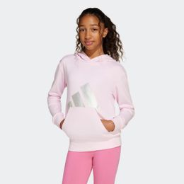 M&auml;dchen Kapuzensweatshirt "JG GLAM HD", pink, Gr. 164, adidas Sportswear, Obermaterial: 55% Baumwolle, 36% Polyester, 9% Viskose, Sweatshirts