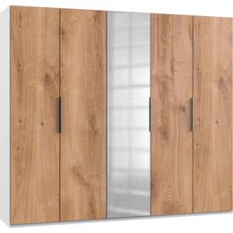 Kleiderschrank wimex, B:250cm H:216cm T:58cm, wei&szlig;, Schlafzimmer, Schr&auml;nke, "Level by fresh to go", mit Spiegelt&uuml;ren