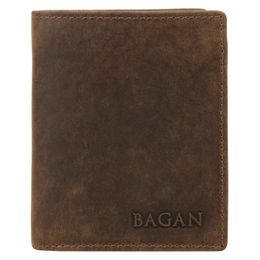 BAGAN Damen Geldb&ouml;rse, braun, Leder, vintage, Kleinlederwaren, echt Leder