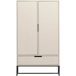 Mehrzweckschrank Woood, B:85cm, beige, K&uuml;che, Schr&auml;nke, "Silas", zwei T&uuml;ren, mit Schublade, H 149 cm x B 85 cm