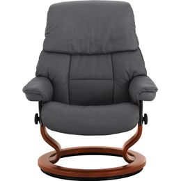 Relaxsessel stressless, B:79cm H:98cm T:76cm, grau, Leder BATICK: BATICK ist ein leicht korrigiertes, durchgef&auml;rbtes und genarbtes M&ouml;belleder, bei