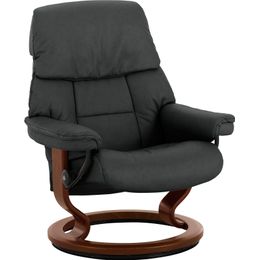 Relaxsessel stressless, B:79cm H:98cm T:76cm, schwarz, Leder BATICK: BATICK ist ein leicht korrigiertes, durchgef&auml;rbtes und genarbtes M&ouml;belleder, bei