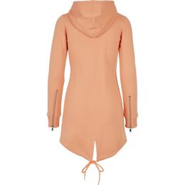 Urban Classics Damen Sweatjacke "Urban Classics Damen Ladies Sweat", orange, Gr. XS, unifarben, 63% Baumwolle, 37% Polyester, Sweatjacken