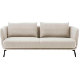 Sch&ouml;ner Wohnen Kollektion 3-Sitzer, B:210cm H:71cm T:91cm, wei&szlig;, SCH&Ouml;NER WOHNEN-KOLLEKTION, 96% Polyester, 4% Polyacryl, Sofas, "Pearl - 5 Jahre Hersteller-Garantie, auch in