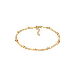 Elli Damen Armband "Layer Kugel Kettchen Basic Trend 925er Silber", 16cm, ohne Stein, Silber 925 (Sterlingsilber), gold, Silber 925 (Sterlingsilber),