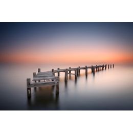 papermoon Fototapete "Photo-Art JOSE BEUT, ALTER PIER II", B/L: 3,5m x 2,6m, Bahnen: 7 Stk., bunt, Schlafzimmer, Tapeten