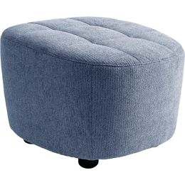 Fu&szlig;hocker Alina, B:54cm H:41cm T:57cm, blau, Chenille GFS (100% Polyester), Garten, Hocker, "Yuri", Passend zu Sessel Yuri
