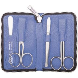 ERBE&reg; ERBE Kinder Manik&uuml;re-Etui "Manik&uuml;re Set Rei&szlig;verschluss-Etui Serie "Piemont", blau, 4-tlg.", B/H/T: 65mm x 110mm x 20mm 4, blau, B:65mm H:110mm