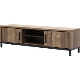 TV-Schrank OMG DESIGN, B:170cm H:50cm T:45cm, braun, Spanplatte, Wohnzimmer, Schr&auml;nke, "Vasto Lowboard", mit Soft-Close, in zwei Breiten