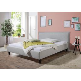 Polsterbett Maintal, B:176cm H:101cm L:211cm, grau, Betten, "Gustine", Bettseiten zerlegt, ohne Bettkasten