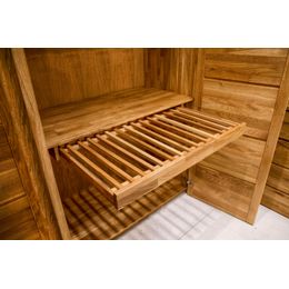 Hosenhalter Home Affaire, B:120cm H:12cm T:57cm, beige, Hosenhalter, "Chamara", Hosenhalter f&uuml;r Schrank Chamara, aus massivem Eichenholz
