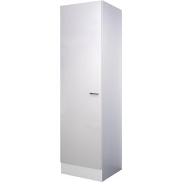 Seitenschrank Flex-Well, B:50cm H:200cm T:57,1cm, wei&szlig;, Holzwerkstoff, K&uuml;che, Schr&auml;nke, "Wito", (B x H x T) 50 x 200 x 57 cm, f&uuml;r viel Stauraum