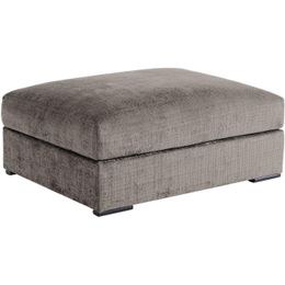 Polsterhocker Home Affaire, B:101cm H:52cm T:97cmtaupe, 100% Polyester, Hocker, "Finca XL, Breite 101 cm", Mega-Hocker, in Cord oder