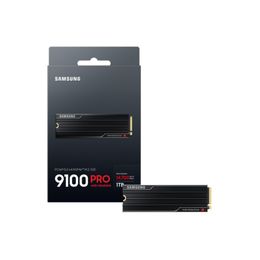 Samsung interne SSD "9100 PRO Heatsink PCIe 5.0 NVMe M.2 SSD - 1 TB", B:10cm H:2cm T:14,5cmohne farbbezeichnung, Festplatten