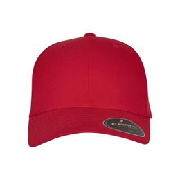 Flexfit Flex Cap "Flexfit Accessoires Flexfit NU CAP"rot, Gr. S, unifarben, 79% Polyester, 18% Viskose, 3% Elasthan, Caps