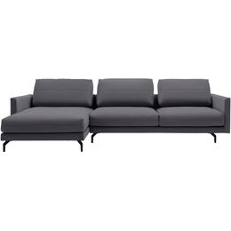 Ecksofa, B:300cm H:91cm T:172cm, schwarz, CREATION BY ROLF BENZ, Wohnzimmer, Sofas, "CR.414, Designecksofa, Polsterecke, L-Form", wahlweise aus