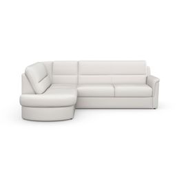 Sit & More Ecksofa SIT & MORE, B:243cm H:87cm T:155cm, silber, Wohnzimmer, Sofas, "Panini L-Form", wahlweise mit Vorziehsitz und Bettkasten