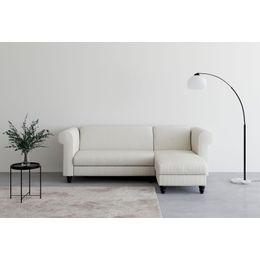 Ecksofa DOREL HOME, B:241cm H:83cm T:154cm, beige, Wohnzimmer, Sofas, "Felix II, L-Form, Schlafsofa 241cm (Liegefl. 108/195 cm)", verstellb.