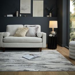 Teppich FLAIR RUGS, B:120cm H:8mm L:170cm, silber, Kunstfaser, Wohnzimmer, Teppiche, "Eris Gleam", Glanzeffekt Teppich