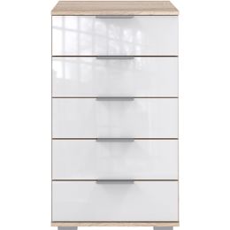 Schubkastenkommode wimex, B:49cm H:102cm T:41cm, braun, Sideboards, "Easy", mit Glas- oder Spiegelfront