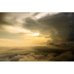 papermoon Fototapete "Wolken", B/L: 4m x 2,6m, Bahnen: 8 Stk., bunt, Schlafzimmer, Tapeten