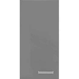 H&auml;ngeschrank Optifit, B:30cm H:70,4cm T:34,9cm, grau, Holzwerkstoff, K&uuml;che, Schr&auml;nke, "Parma", Breite 30 cm