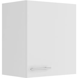 H&auml;ngeschrank Optifit, B:50cm H:57,6cm T:34,6cm, wei&szlig;, Holzwerkstoff, K&uuml;che, Schr&auml;nke, "Bella", Breite 50 cm, 1 T&uuml;r, 1 Einlegeboden