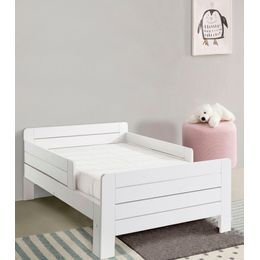Funktionsbett Ds Produkt, wei&szlig;, Daybetten, ""LOTTE " Bestseller Kinderbett mit Rausfallschutz, Schublade optional", Mitwachsend, FSC zertifiziertes