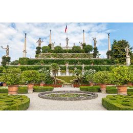 papermoon Fototapete "Palastgarten", B/L: 4,5m x 2,8m, Bahnen: 9 Stk., bunt, Schlafzimmer, Tapeten