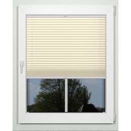 Plissee Indeko, B:95cm H:170cm, beige, Obermaterial: 94% Polyester, 6% sonstige Fasern, Plissees, "simple", nach Ma&szlig;