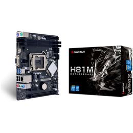 Biostar Mainboard "H81MHV3 3.0 H81", B:19,3cm H:5,2cm T:25,5cm, silber, Mainboards