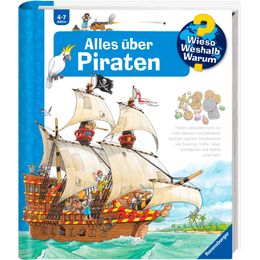 Ravensburger Kinderbuch "Wieso? Weshalb? Warum?, Band 40 Alles &uuml;ber Piraten", B:24,5cm H:27,8cm, bunt, B&uuml;cher