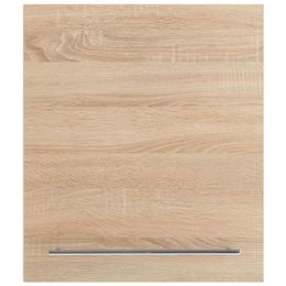 H&auml;ngeschrank KOCHSTATION, B:50cm H:57cm T:34cm, braun, K&uuml;che, Schr&auml;nke, "KS-Trient", 50 cm breit
