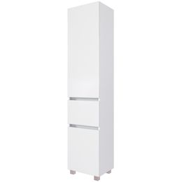 Seitenschrank Welltime, B:40cm H:180cm T:35cm, wei&szlig;, Holzwerkstoff, Schr&auml;nke, "Baabe", 40 cm breit, Softclose-Funktion, viel Stauraum