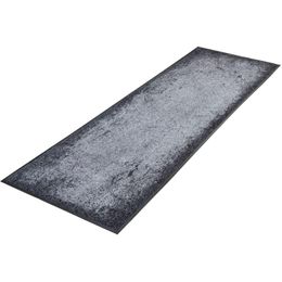 L&auml;ufer, B:60cm H:7mm L:180cm, grau, wash+dry by Kleen-Tex, Kunstfaser, Flur, Teppiche, "Shades of Grey", Schmutzfangl&auml;ufer, rutschhemmend, waschbar,