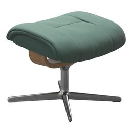 Fu&szlig;hocker stressless, B:55cm H:41cm T:39cm, gr&uuml;n, Leder PALOMA: PALOMA ist ein durchgef&auml;rbtes Semianilin-M&ouml;belleder mit nat&uuml;rlicher Narbung., Garten,