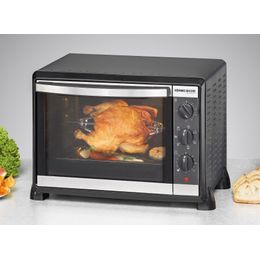 Rommelsbacher Minibackofen "BG 1550 Back/Grill-Ofen", B:48,5cm H:34cm T:38cm, schwarz, Miniback&ouml;fen