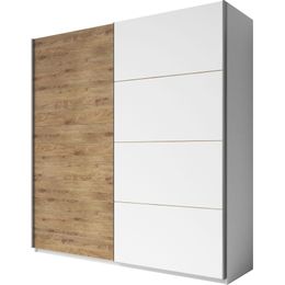 Schiebet&uuml;renschrank Home Affaire, B:200cm H:210cm T:61cm, braun, Dekorfolie, FSC-zertifizierter Holzwerkstoff, Schlafzimmer, Schr&auml;nke, "Galaxy Breite