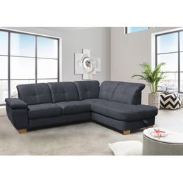 Ecksofa Alina, B:277cm H:98cm T:219cm, grau, Microfaser GDU (100% Polyester), Wohnzimmer, Sofas, "Karima", inkl. R&uuml;ckenlehnenverstellung, wahlweise