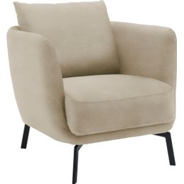 Sch&ouml;ner Wohnen Kollektion Sessel, B:86cm H:68cm T:86cm, beige, SCH&Ouml;NER WOHNEN-KOLLEKTION, 96% Polyester, 4% Polyacryl, Wohnzimmer, Sessel, "Pearl - 5 Jahre
