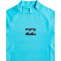 Billabong Kinder Rash Guard "Waves All Day", blau, Gr. S, Obermaterial:85% Microfaser, 15% Elasthan;, Shirts