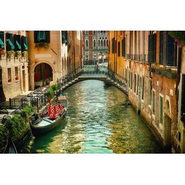 papermoon Fototapete "Venedig", B/L: 4m x 2,6m, Bahnen: 8 Stk., bunt, Schlafzimmer, Tapeten