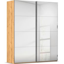 Schwebet&uuml;renschrank Rauch, B:181cm H:223cm T:67cm, braun, Holzwerkstoff, Schr&auml;nke, "Kleiderschrank Schrank Garderobe Schlafzimmerschrank SCALE-FYRA",