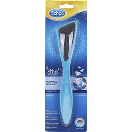 Scholl Hornhautfeile "Velvet Smooth", blau, Kunststoff, B:8,8cm L:2,9cm T:27,7cm, Hornhautfeilen, Mit Diamantpartikeln